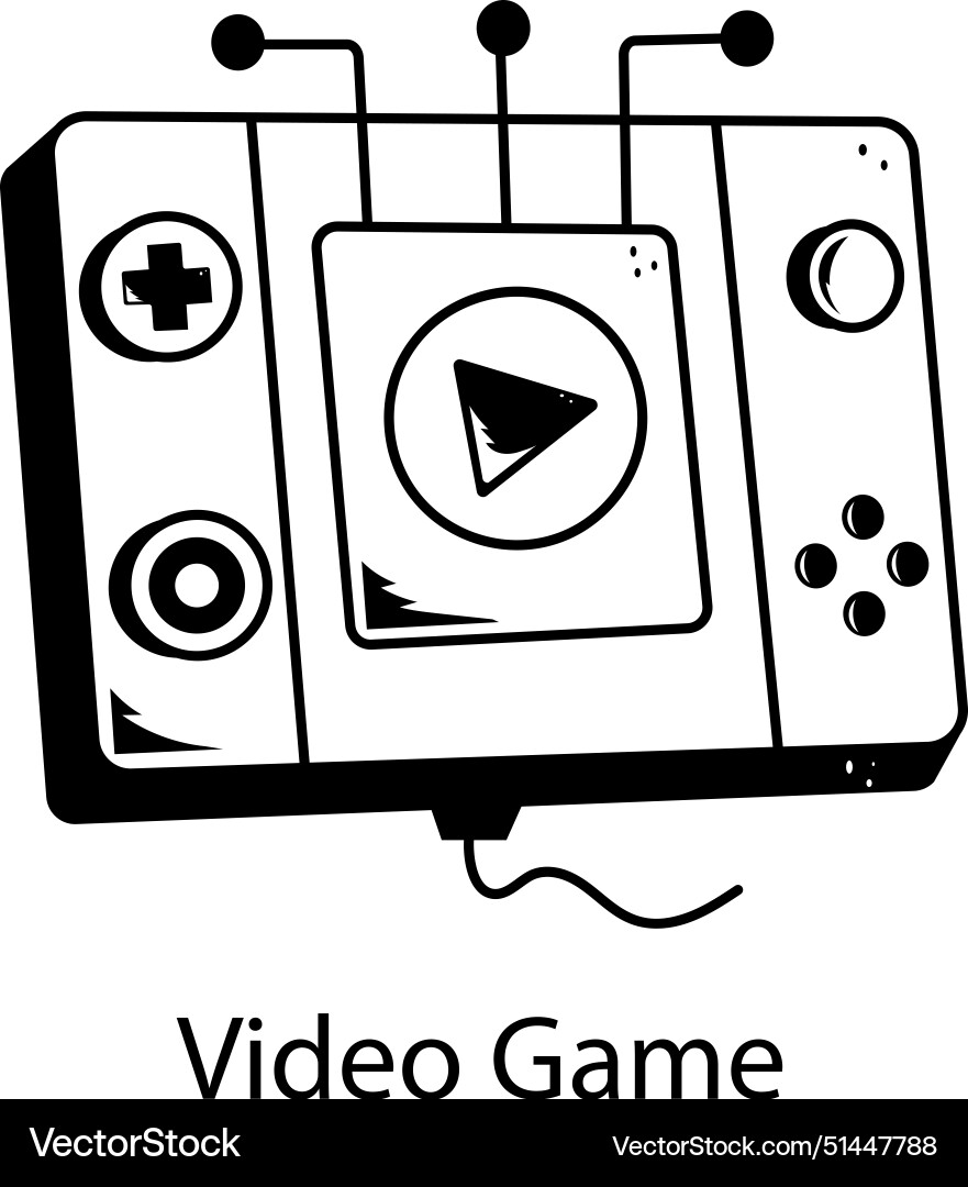 Video game Royalty Free Vector Image - VectorStock