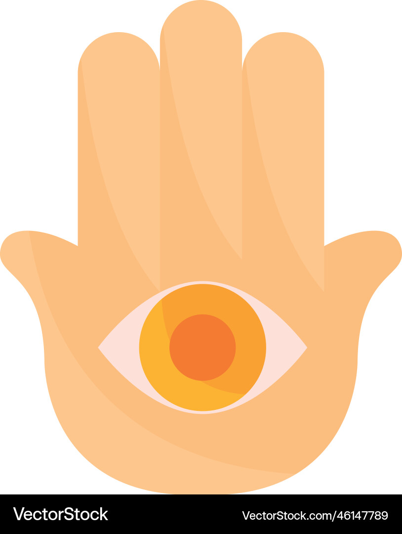 Hamsa talisman icon Royalty Free Vector Image - VectorStock
