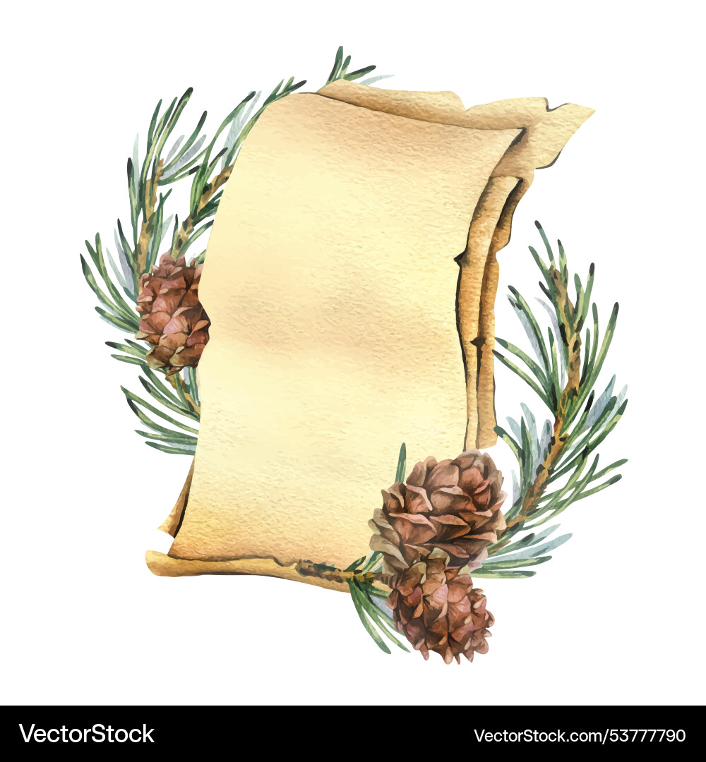 Blank template for text from craft sheets Vector Image