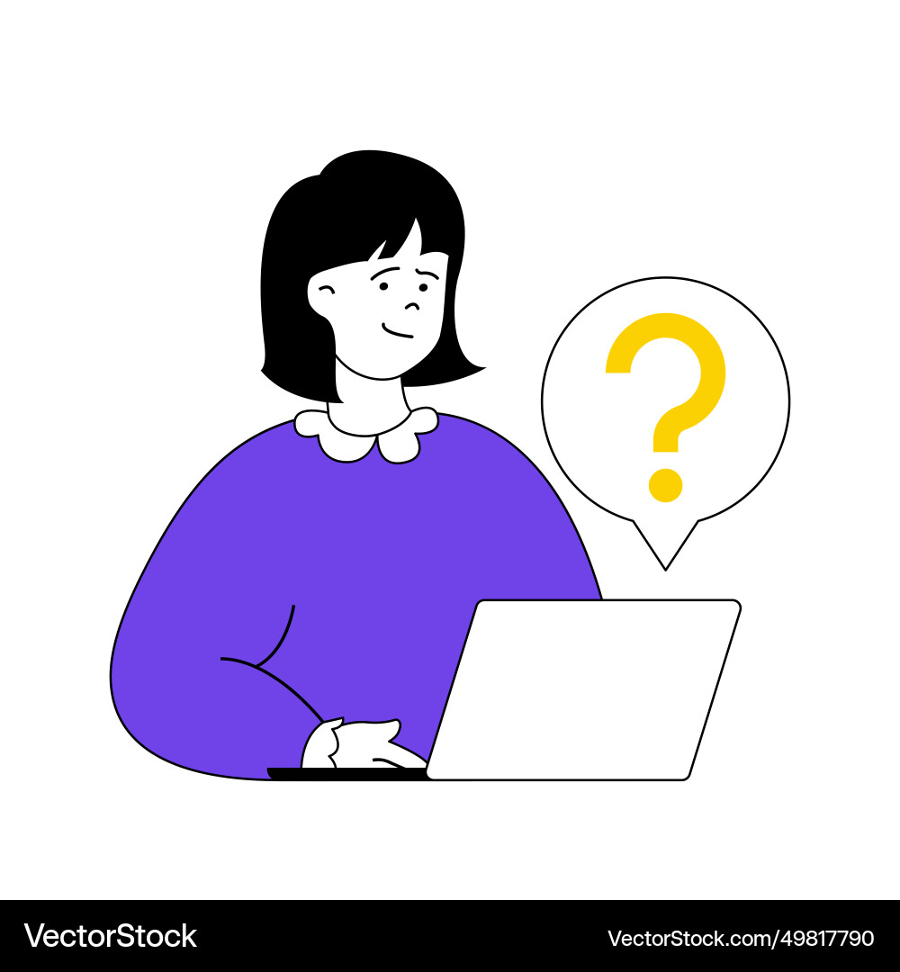 Contact Support - Cartoon People Royalty Free Vector Image