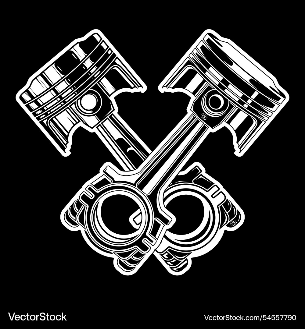 Piston Royalty Free Vector Image - VectorStock