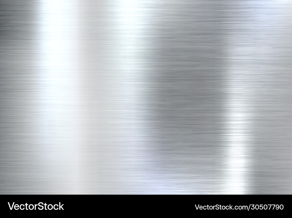 Polished Stainless Steel Texture Royalty Free Vector Image