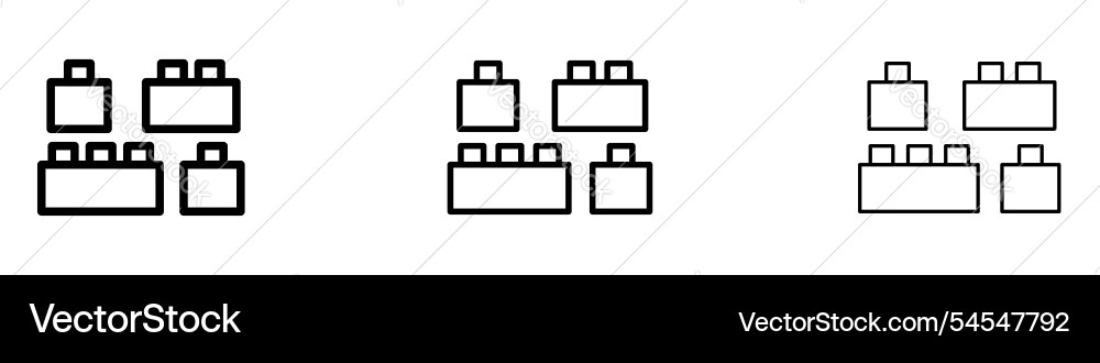 Building toy icon Royalty Free Vector Image - VectorStock