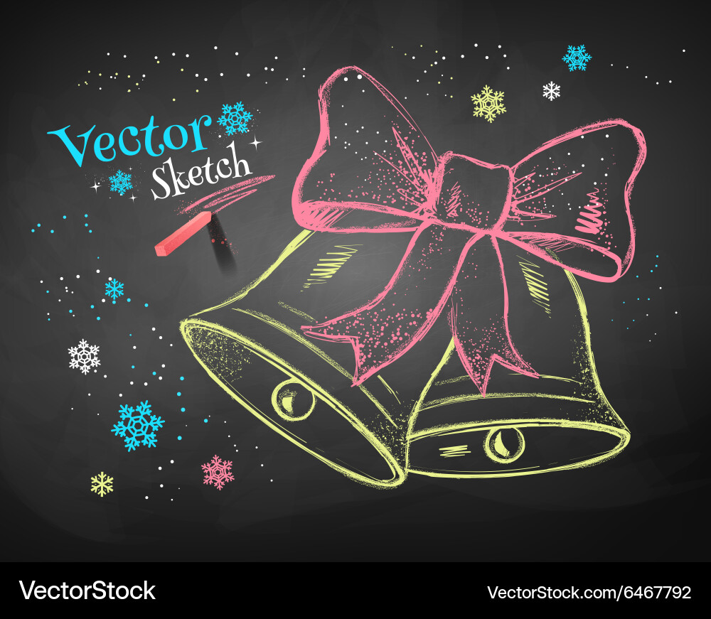 Christmas bells Royalty Free Vector Image - VectorStock