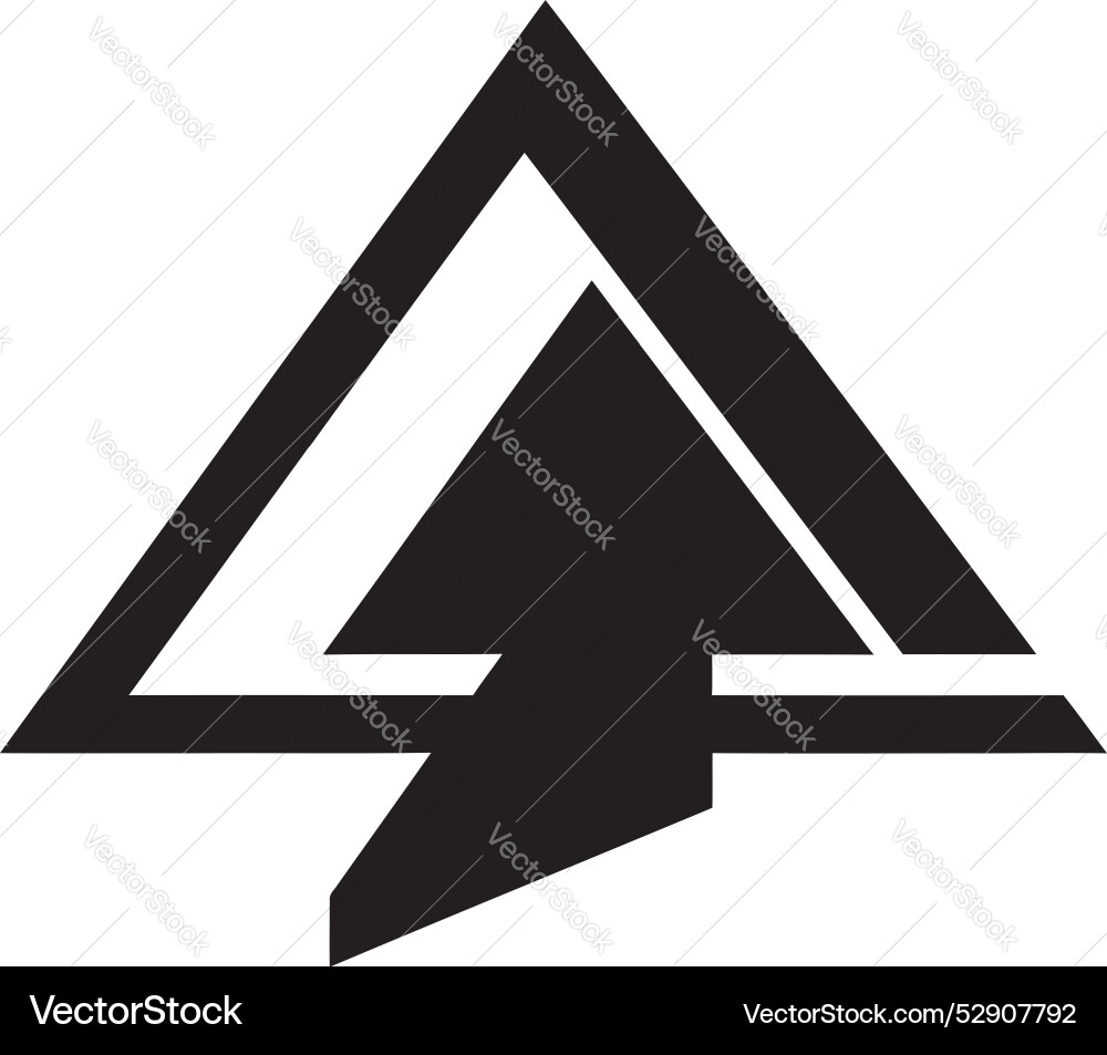 Simplistic luxury estates black logo emblem urban Vector Image