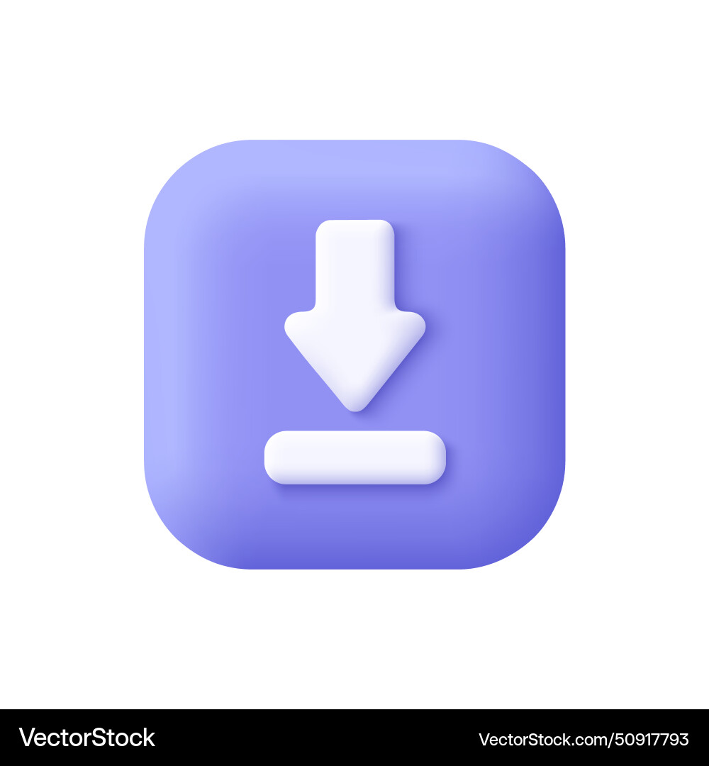 Download or upload arrow on button internet data Vector Image