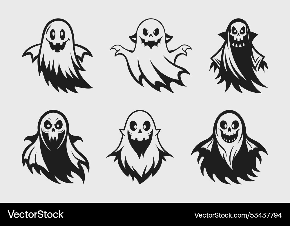 Ghost silhouette Royalty Free Vector Image - VectorStock