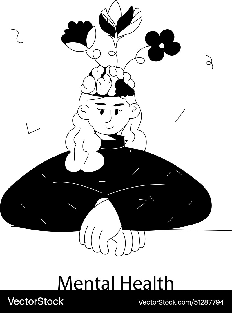 Mental health Royalty Free Vector Image - VectorStock