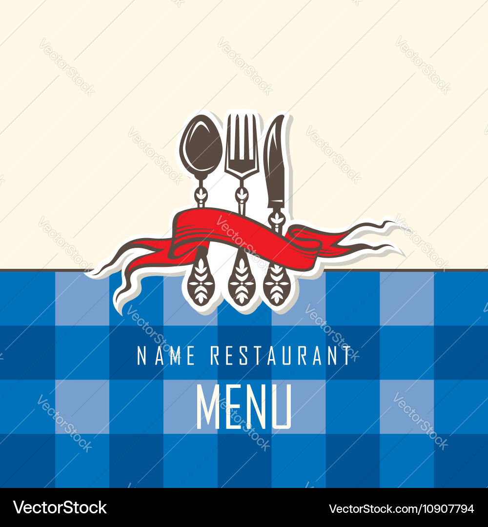 Restaurant menu design Royalty Free Vector Image