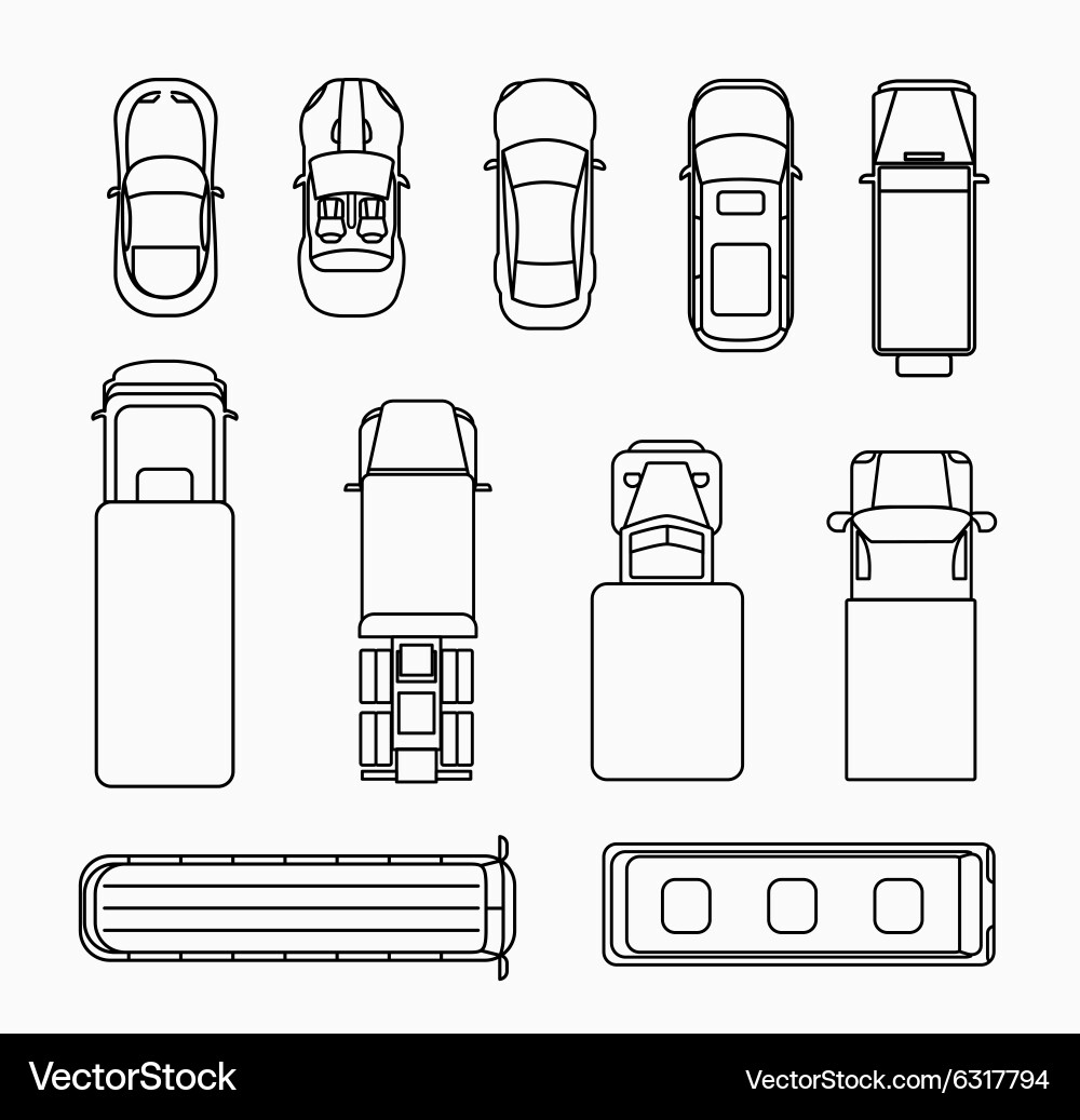 Bus Top View Vector Images (over 520)