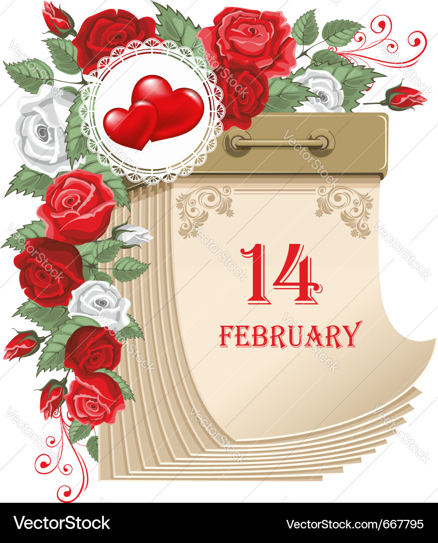 Tear-off paper calendars – Royalty-Free Vector | VectorStock