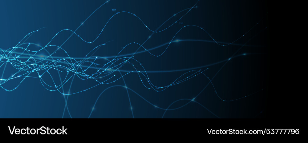 Neural network structure Royalty Free Vector Image