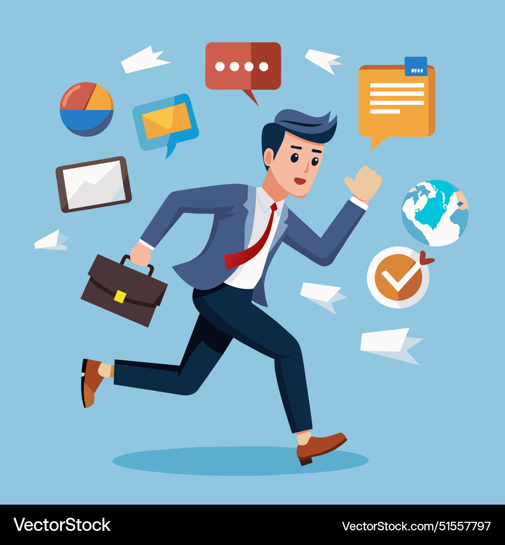 Annoy notifications disturbing pop up or online Vector Image