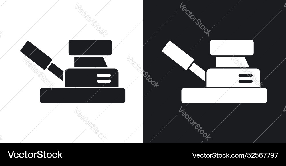 Floor sanding machine icon set on white background