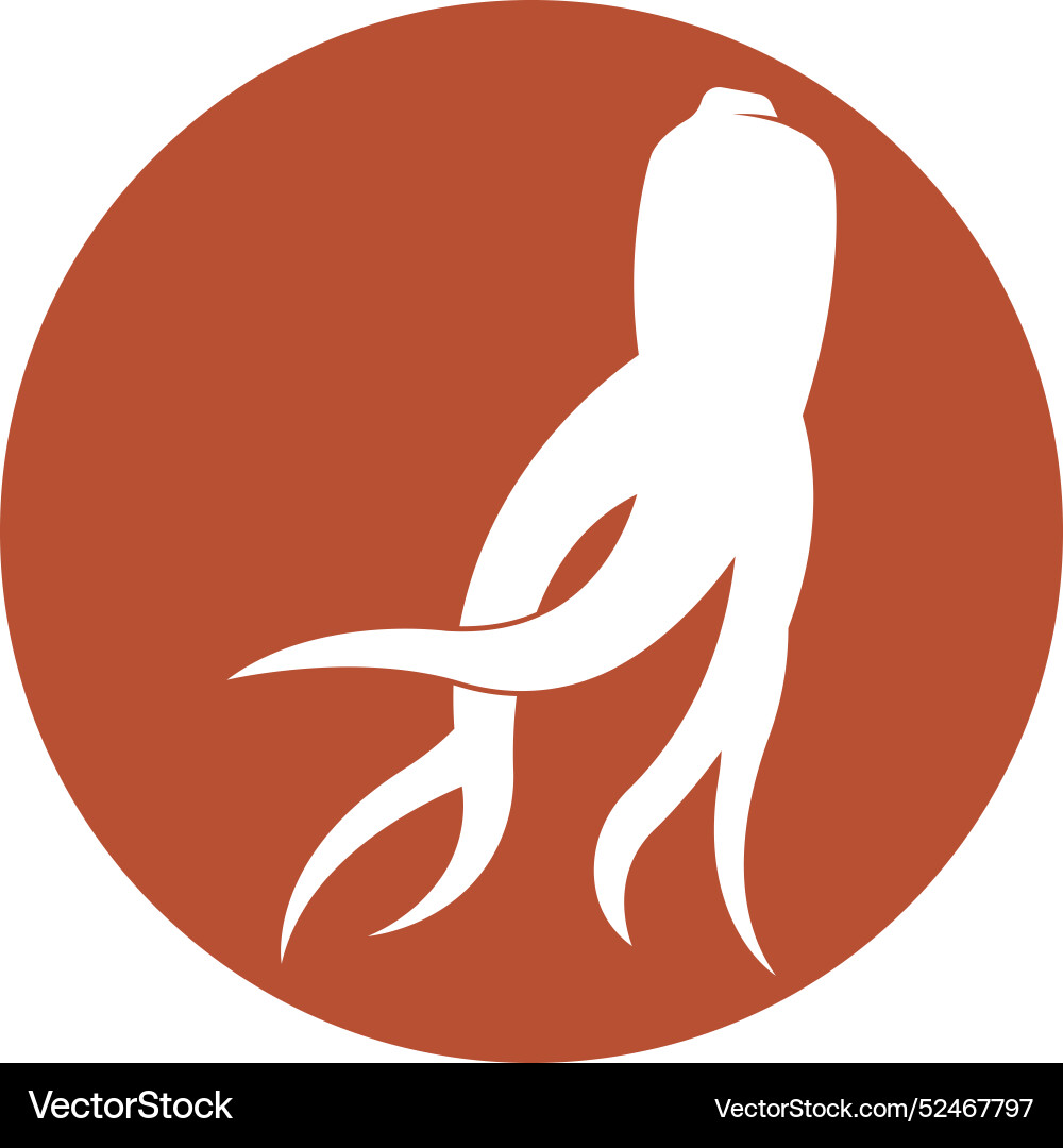 Ginseng icon Royalty Free Vector Image - VectorStock
