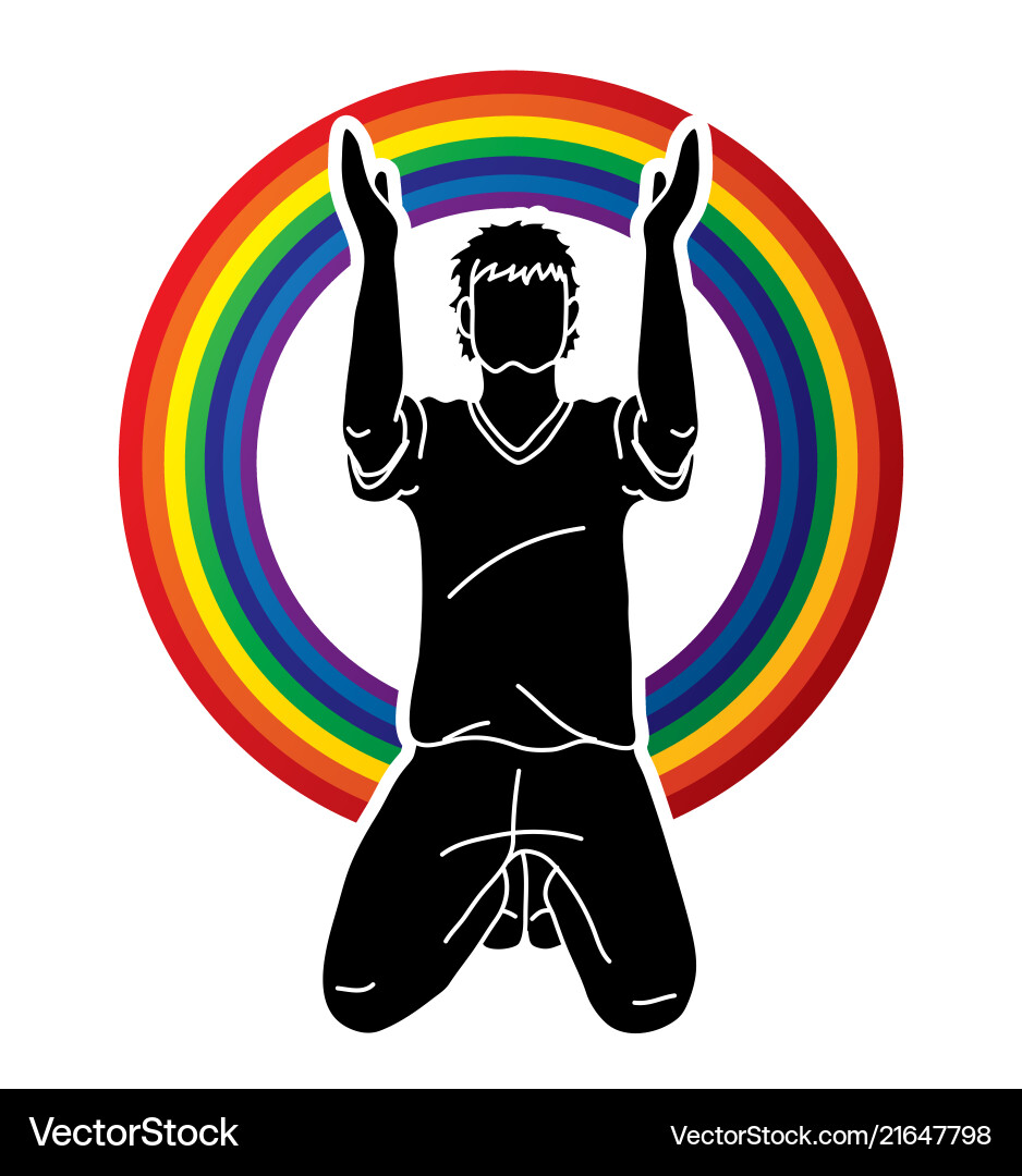 Christian Prayer Symbol Royalty Free Vector Image