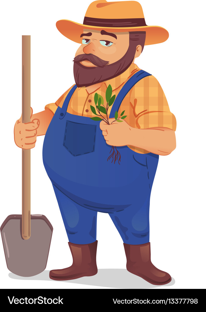 Farmer Royalty Free Vector Image - VectorStock