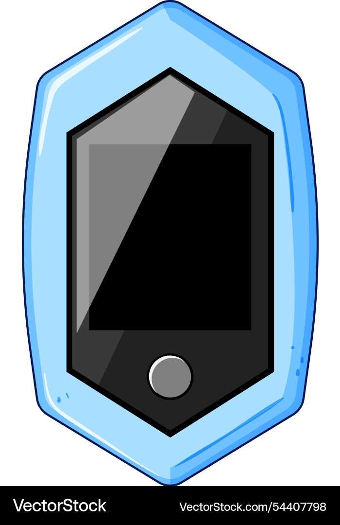 Spo2 pulse oximeter cartoon Royalty Free Vector Image