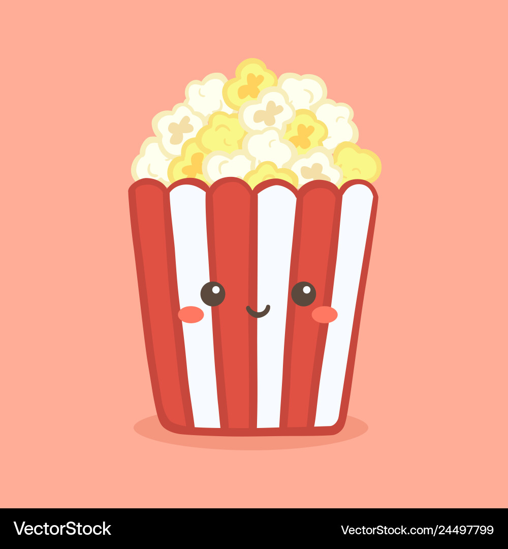 Popcorn Box Vector