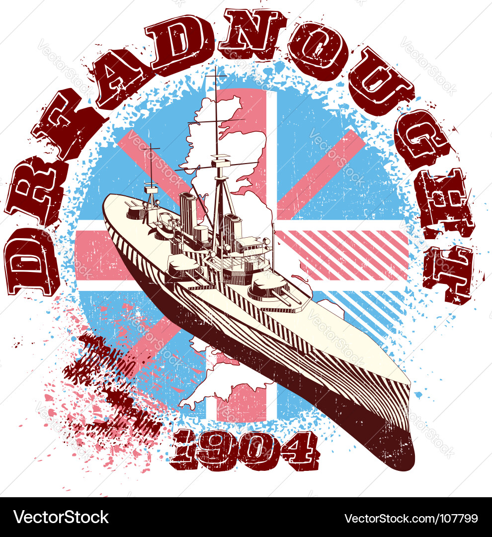 Dreadnought Royalty Free Vector Image - VectorStock