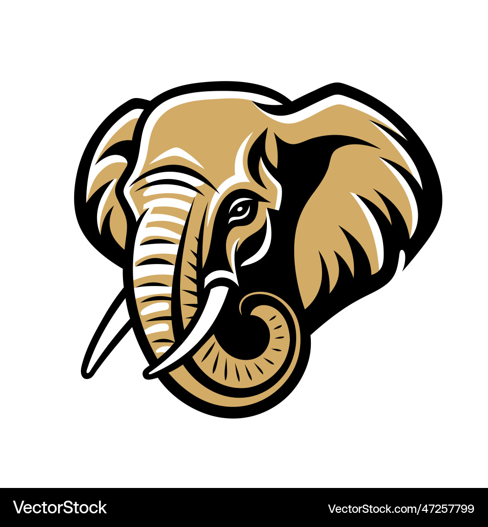 Elephant Head Design Bohemian Elephant