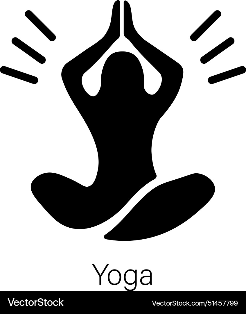 Yoga Royalty Free Vector Image - VectorStock