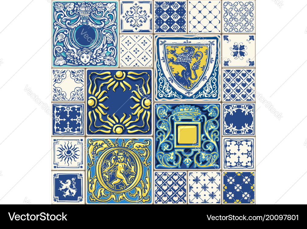 Tile decor Royalty Free Vector Image - VectorStock