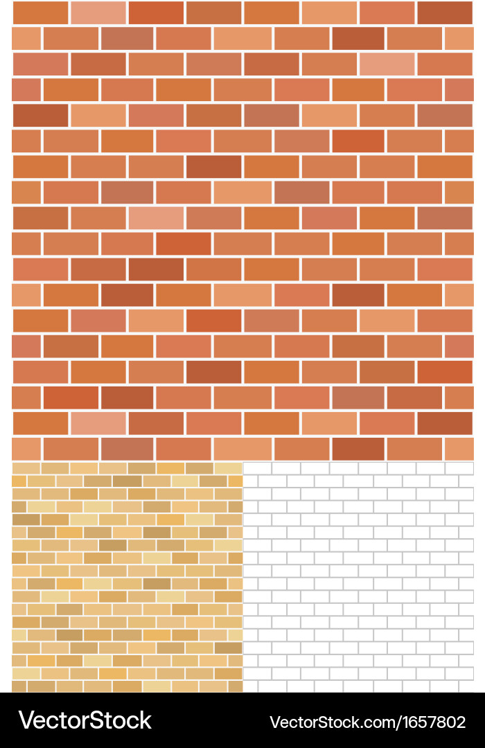 Brick pattern Royalty Free Vector Image - VectorStock
