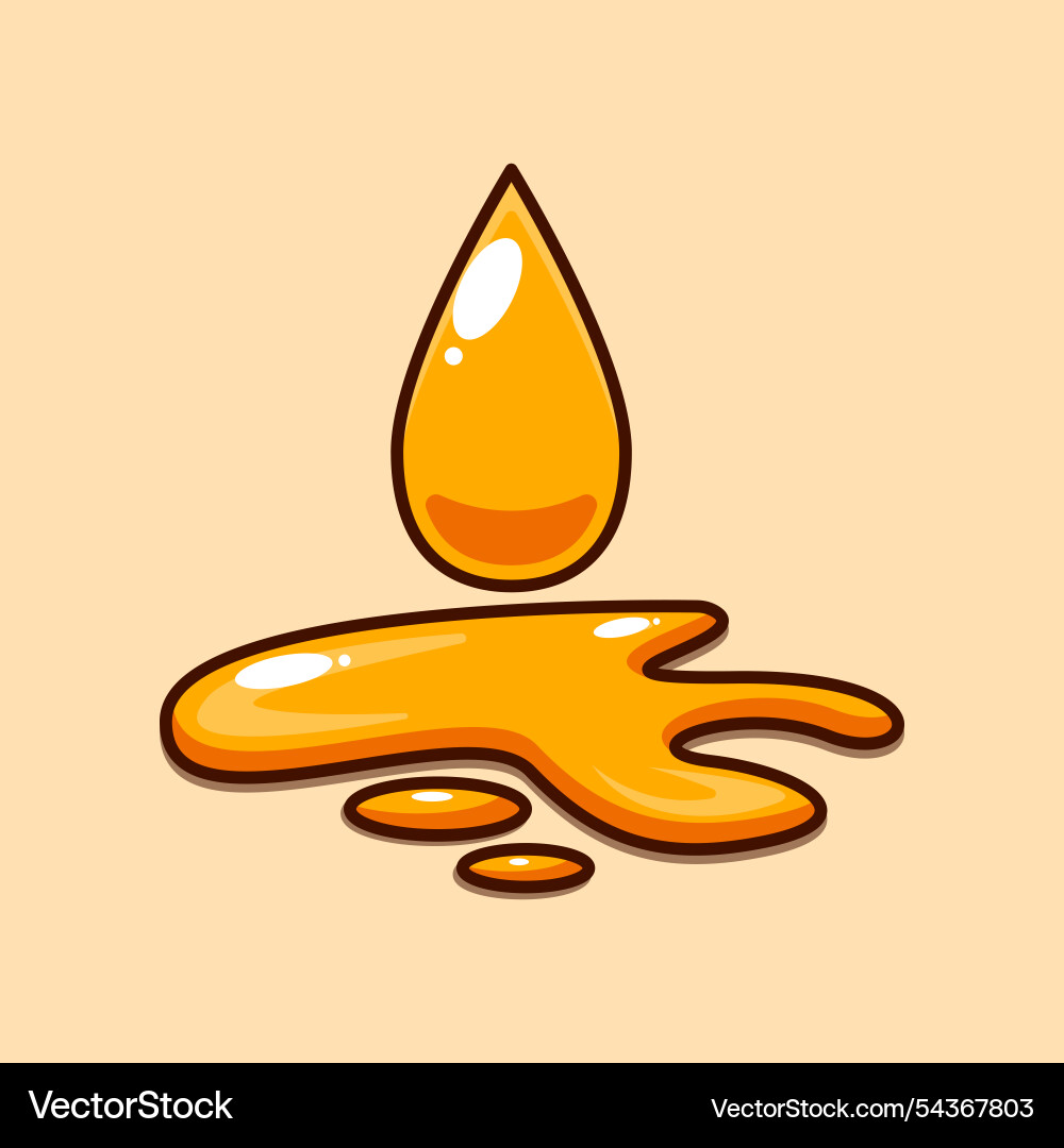 Cooking oil - cartoon Royalty Free Vector Image