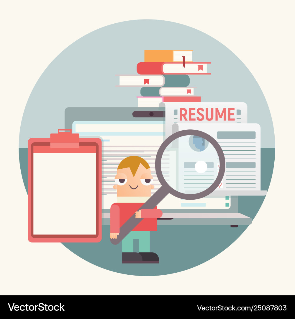 Recruitment concept Royalty Free Vector Image - VectorStock