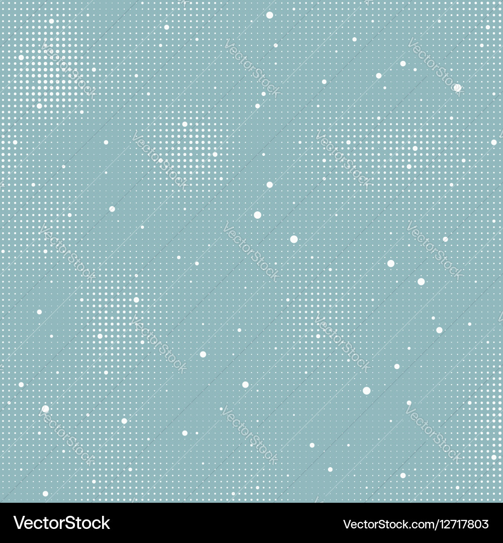 Winter Halftone Snowfall Pattern Royalty Free Vector Image