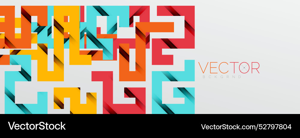 Color bend lines with shadow texture effect Vector Image