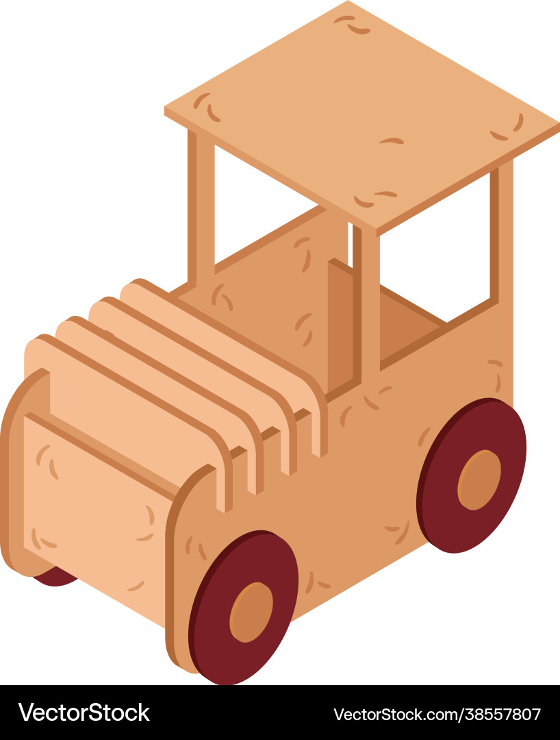 Cardboard car icon Royalty Free Vector Image - VectorStock