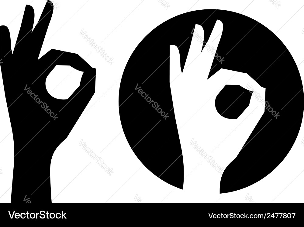 Ok Royalty Free Vector Image - VectorStock