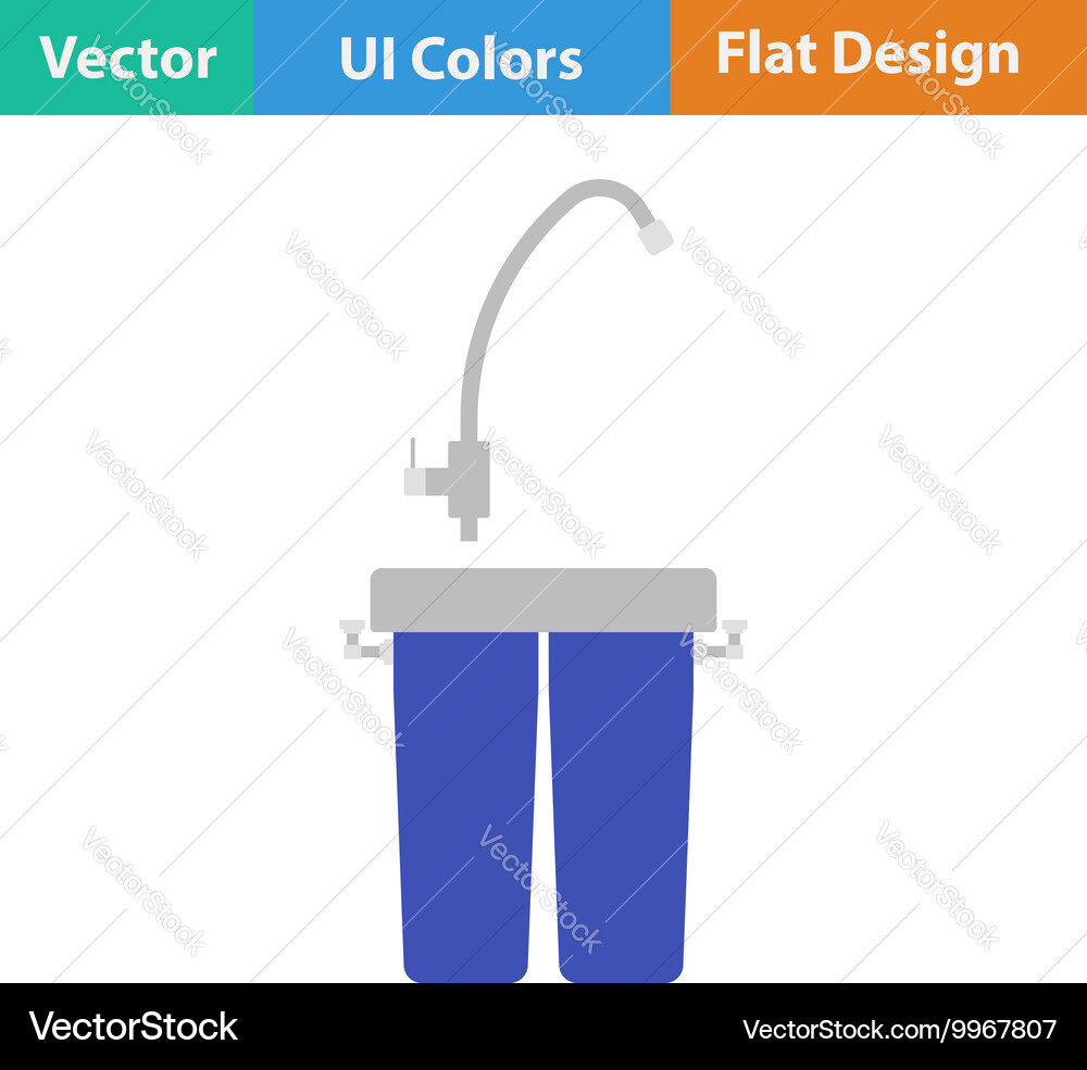 Water filter icon Royalty Free Vector Image - VectorStock