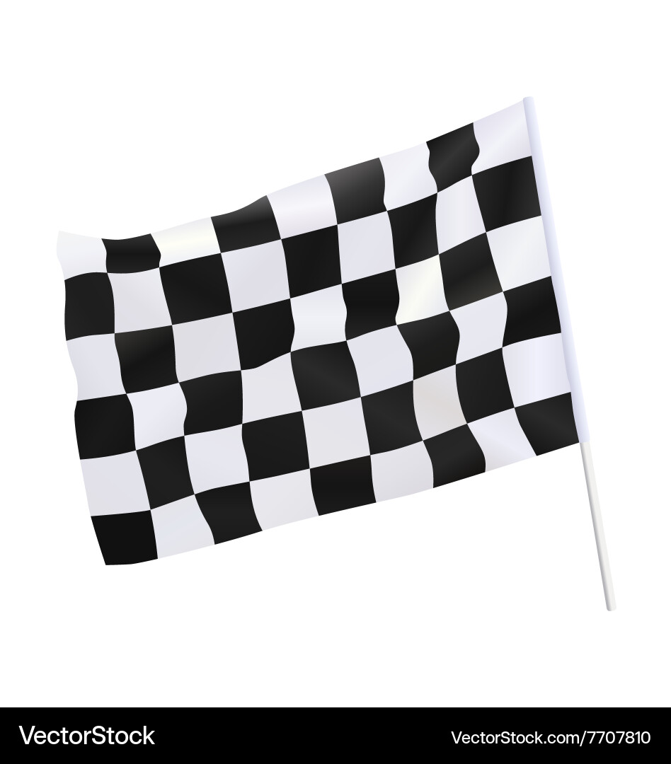 Finish flag Royalty Free Vector Image - VectorStock