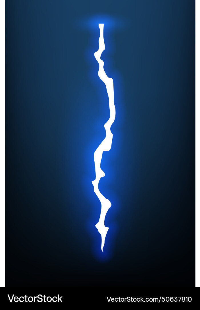 Lightning animation with sparks electricity Vector Image