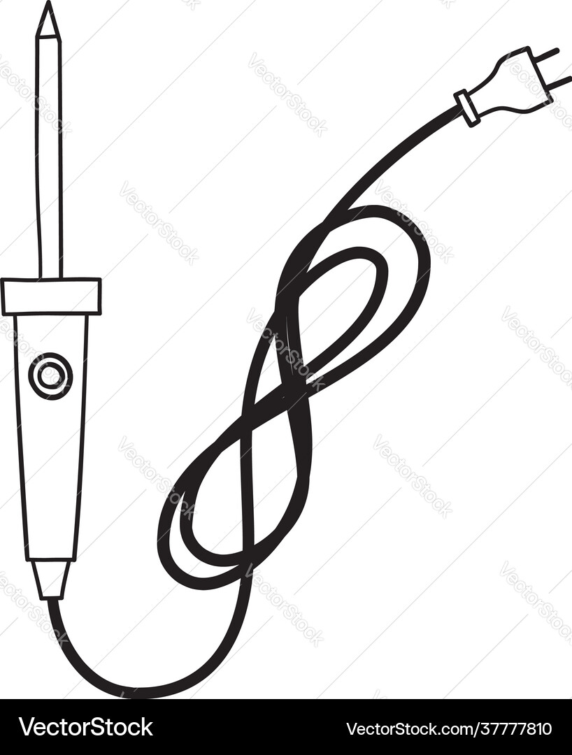 Soldering iron icon Royalty Free Vector Image - VectorStock
