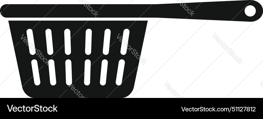 Plastic colander icon simple cook element Vector Image