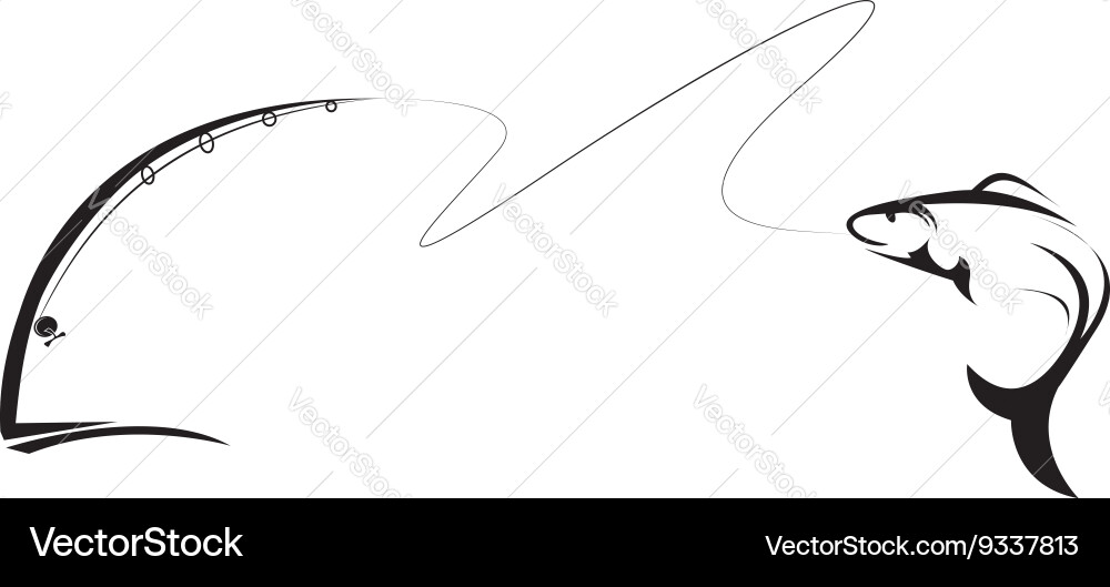 Angler fishing Royalty Free Vector Image - VectorStock