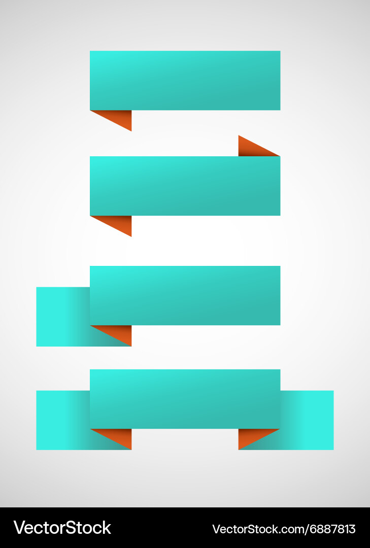 Banners blue Royalty Free Vector Image - VectorStock