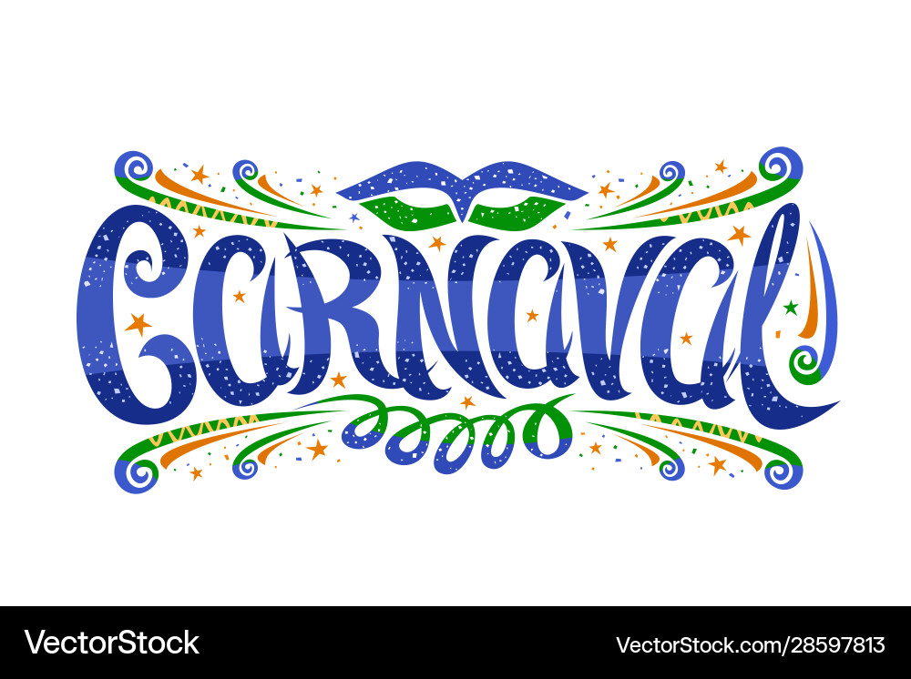 Logo for carnaval Royalty Free Vector Image - VectorStock