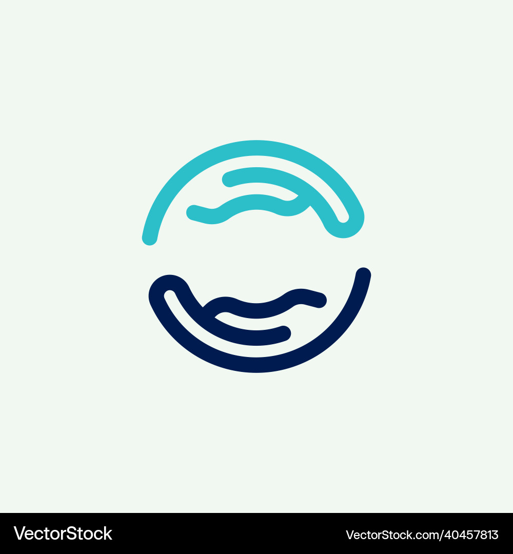 Safe hands logo Royalty Free Vector Image - VectorStock