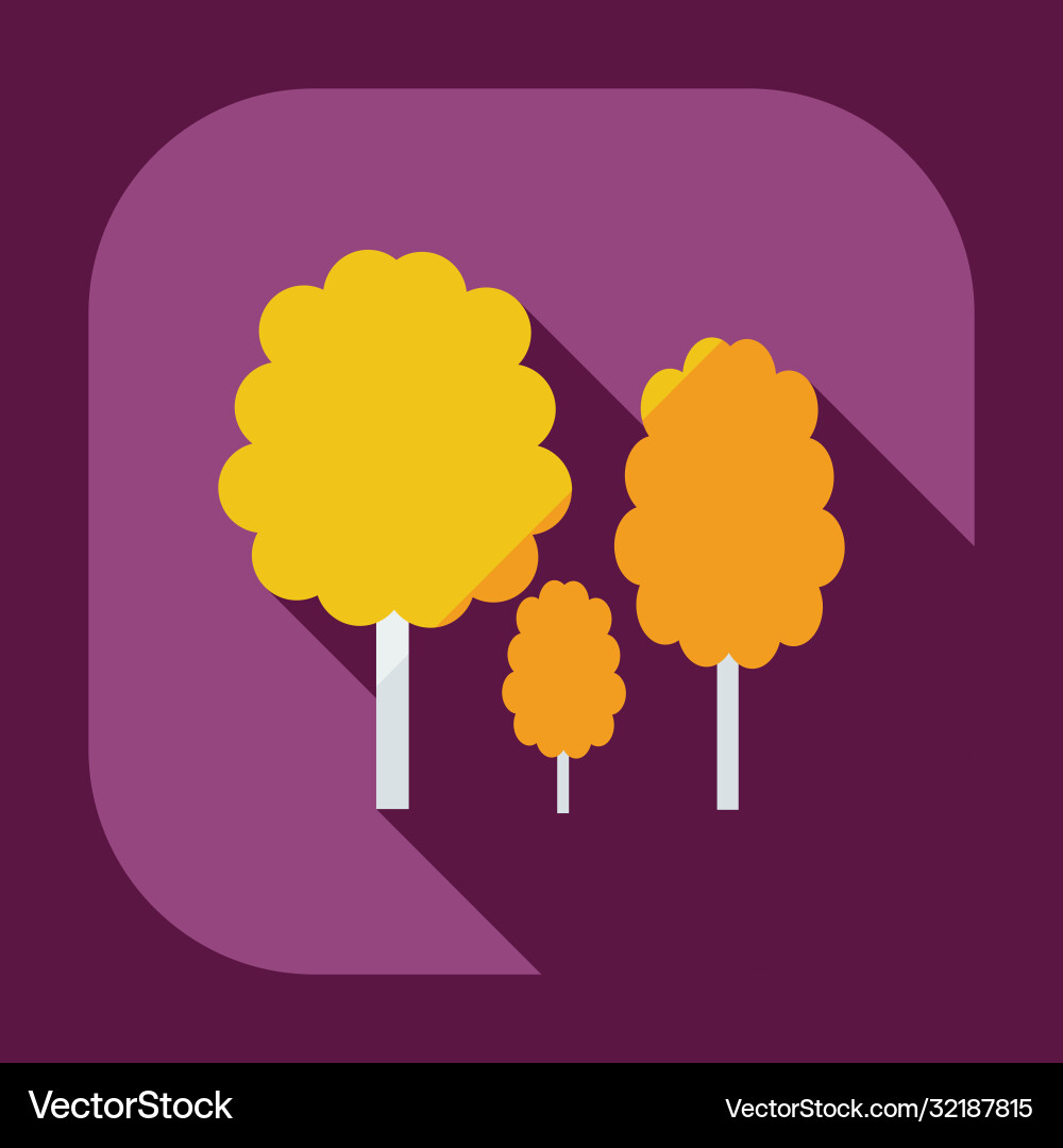 Flat modern design with shadow icons lumber Vector Image