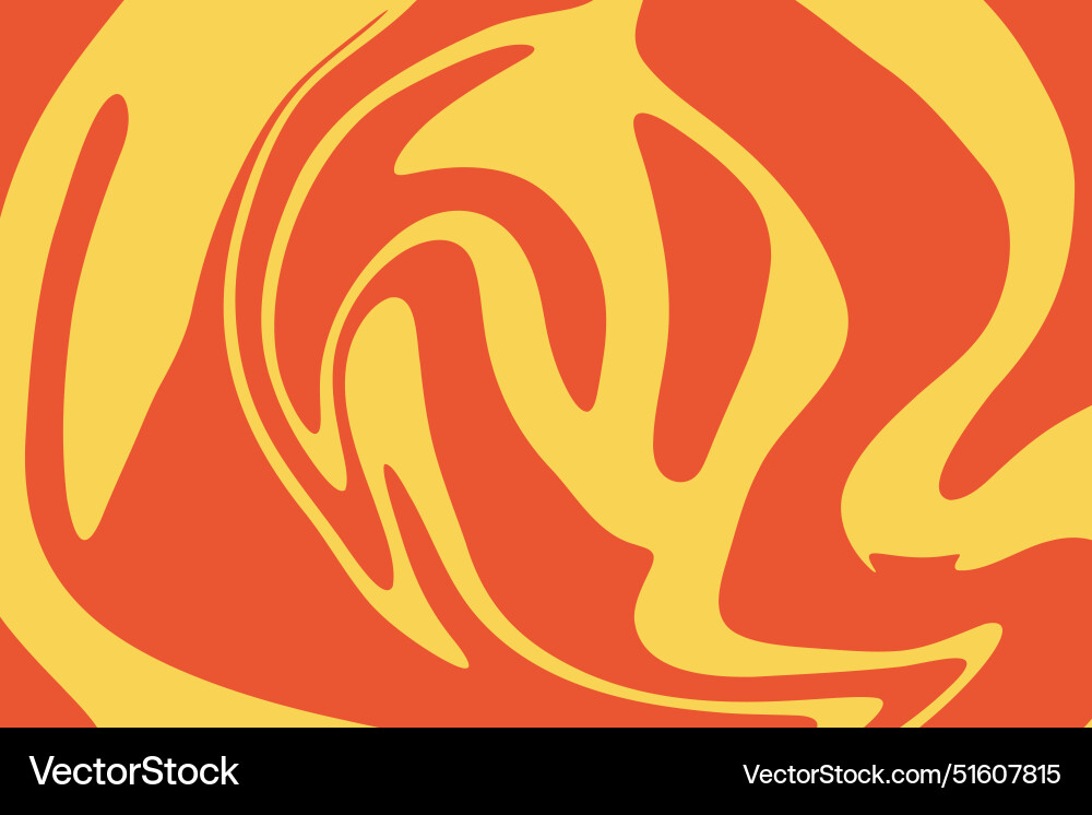 Fluid orange waves (51607815) – Free Vector | VectorStock