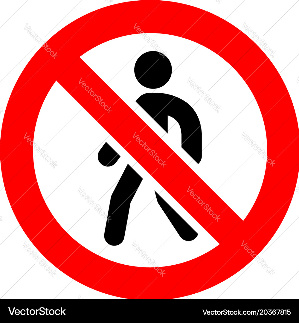 Verbot Rotes Zeichen Lizenzfreies Vektorbild