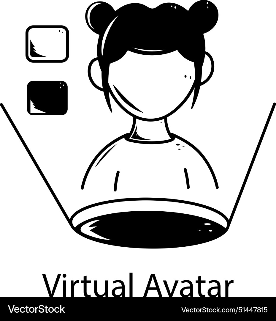 Virtual avatar Royalty Free Vector Image - VectorStock