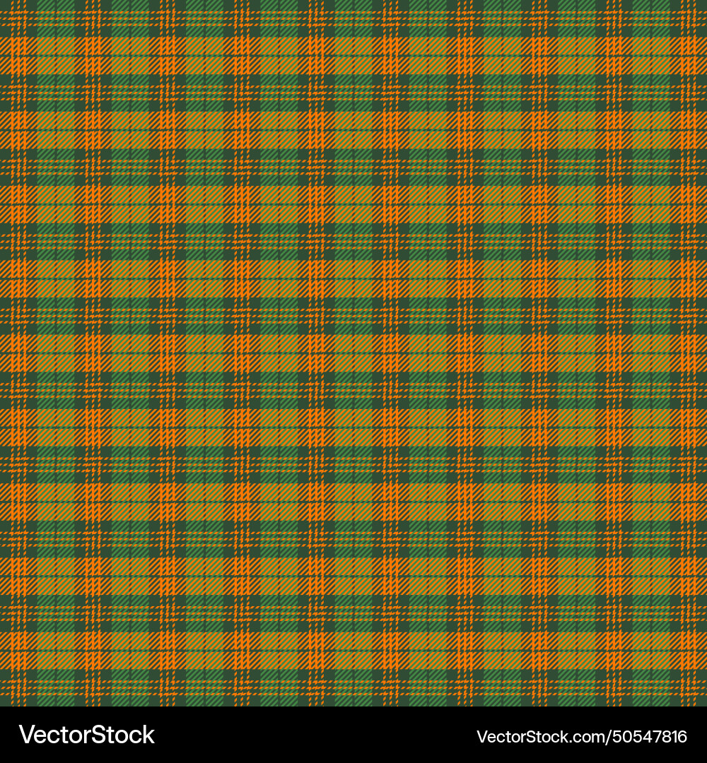 St patricks day tartan plaid scottish pattern Vector Image