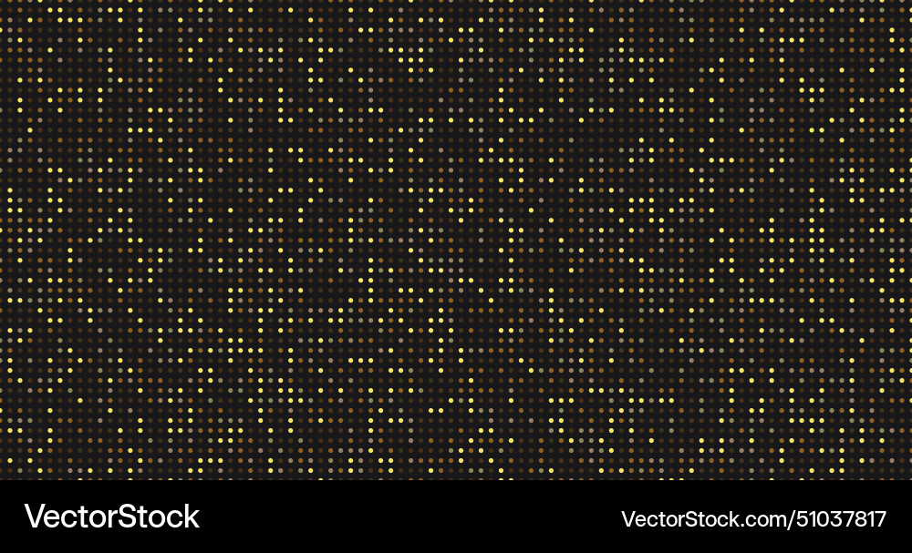 Pattern of animated gold dots Royalty Free Vector Image