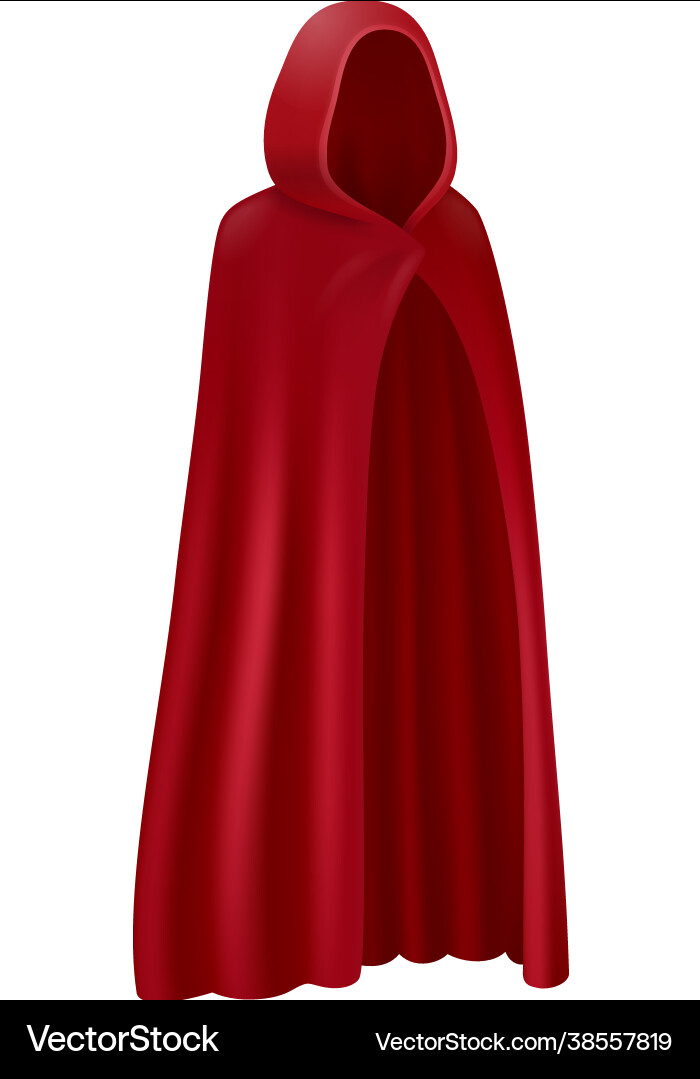 Realistic cloak Royalty Free Vector Image - VectorStock